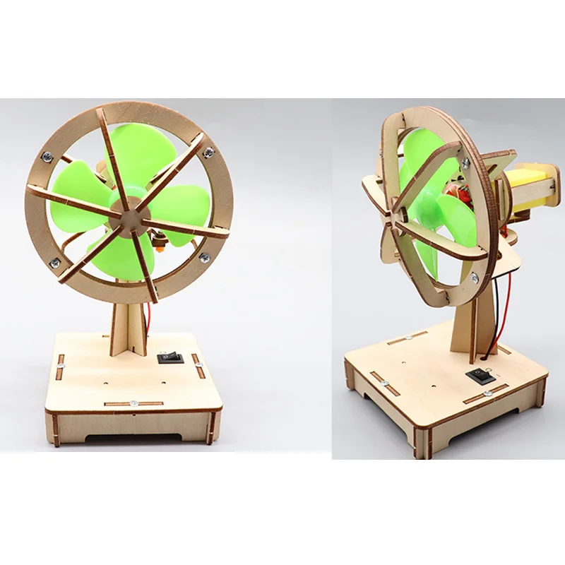 DIY Shaking Head Electric Fan DIY Science Experiment Kit & Education ...