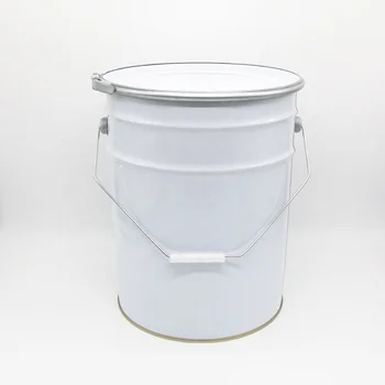 20l Metal Bucket With Lock Ring Lid Tinplate Paint Bucket - Buy Painted ...