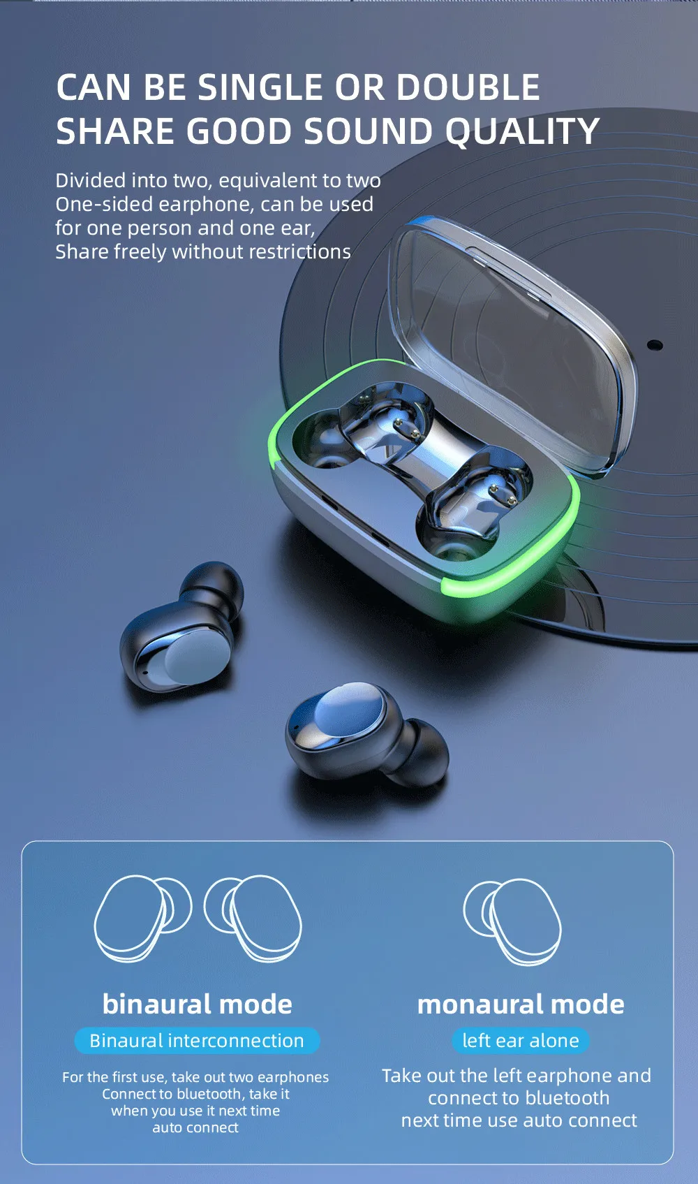 Y60 이어폰 Tws 블루투스 5.1 헤드폰 귀에 진정한 무선 스테레오 이어버드 방수 스포츠 휴대 전화 헤드셋 - Buy 무선 ...