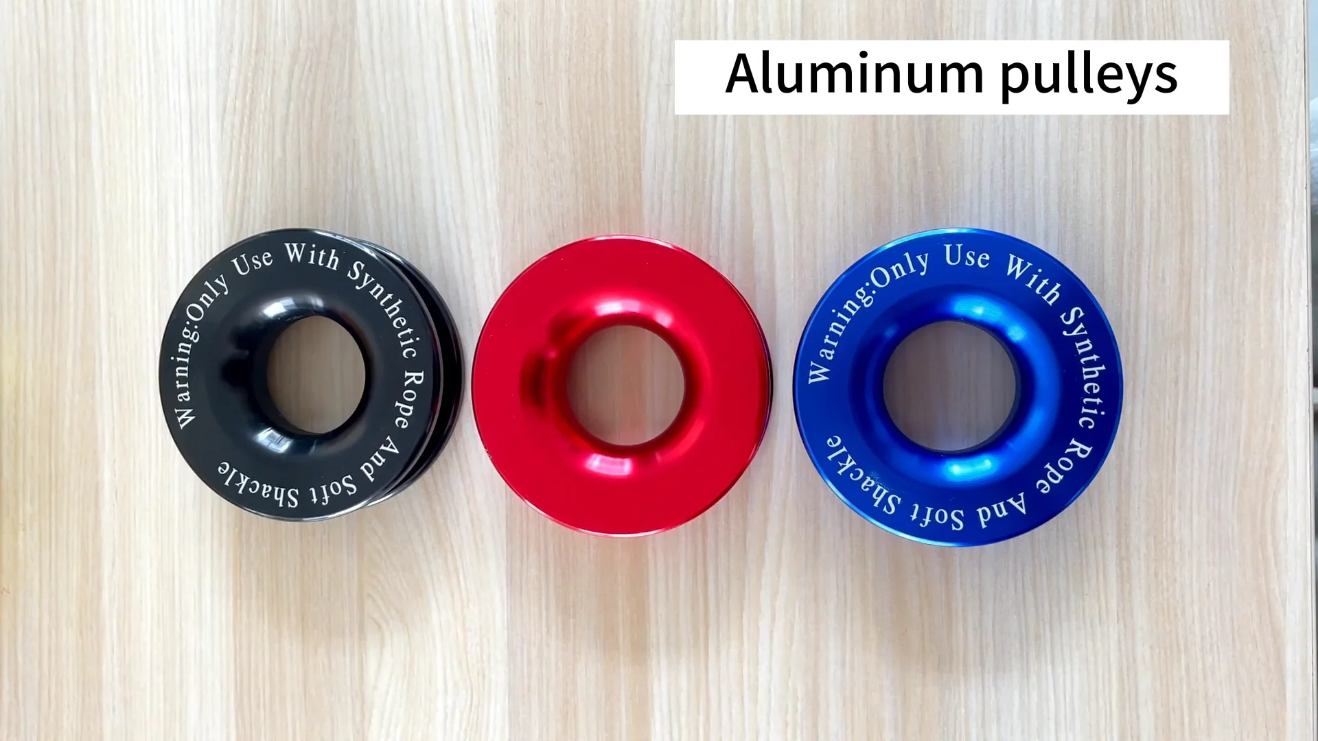 Off Road Vehicle Winch Snatch Aluminum Recovery Ring With Soft Shackle ...