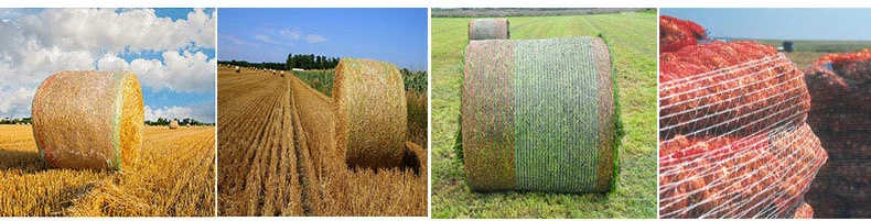 HDPE Plastic Mesh Bale Net Wrap Anti-UV Baling Pallet Nets for Hay ...