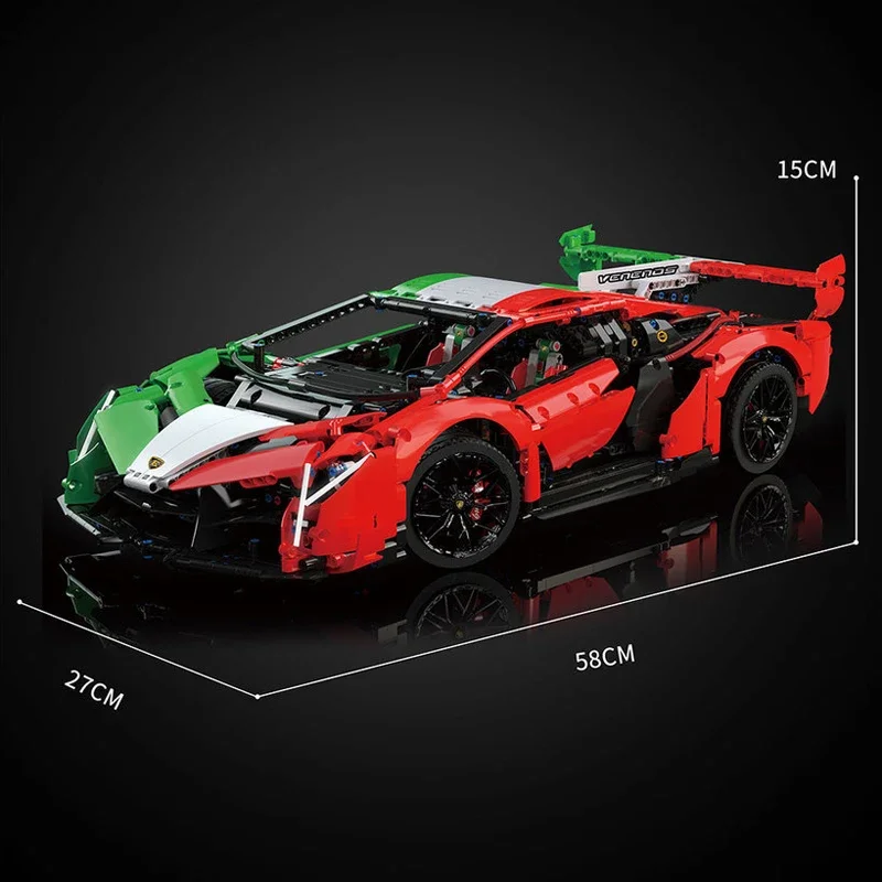 Kbox 10222 Veneno Super Racing Car Model Bricks High Tech Series ...