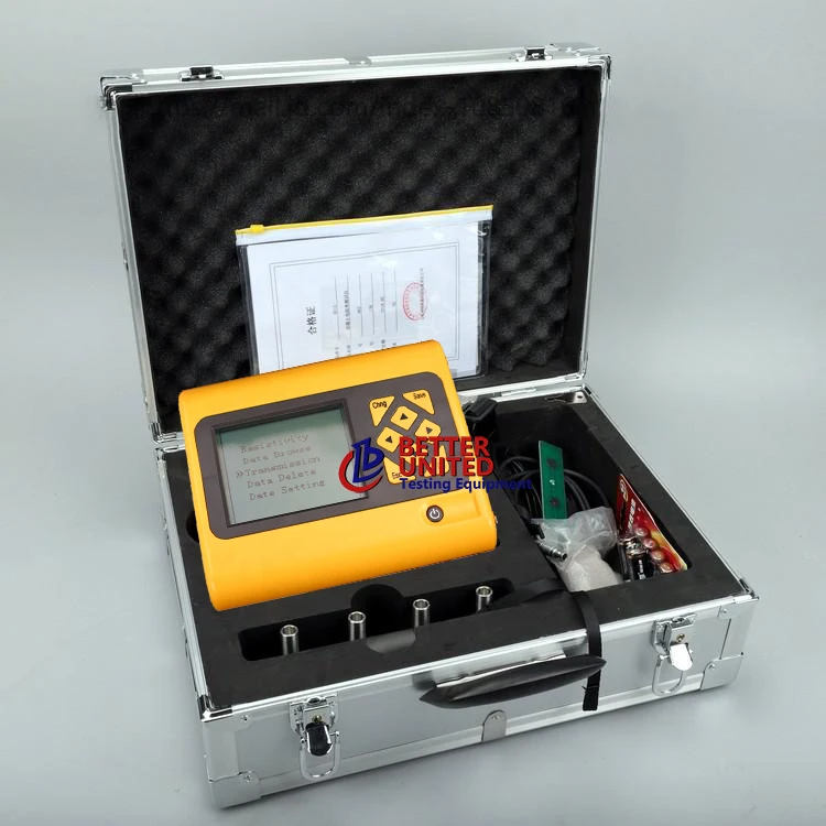 Digital Concrete Resistivity Meter Probe Resistivity Array Concrete ...