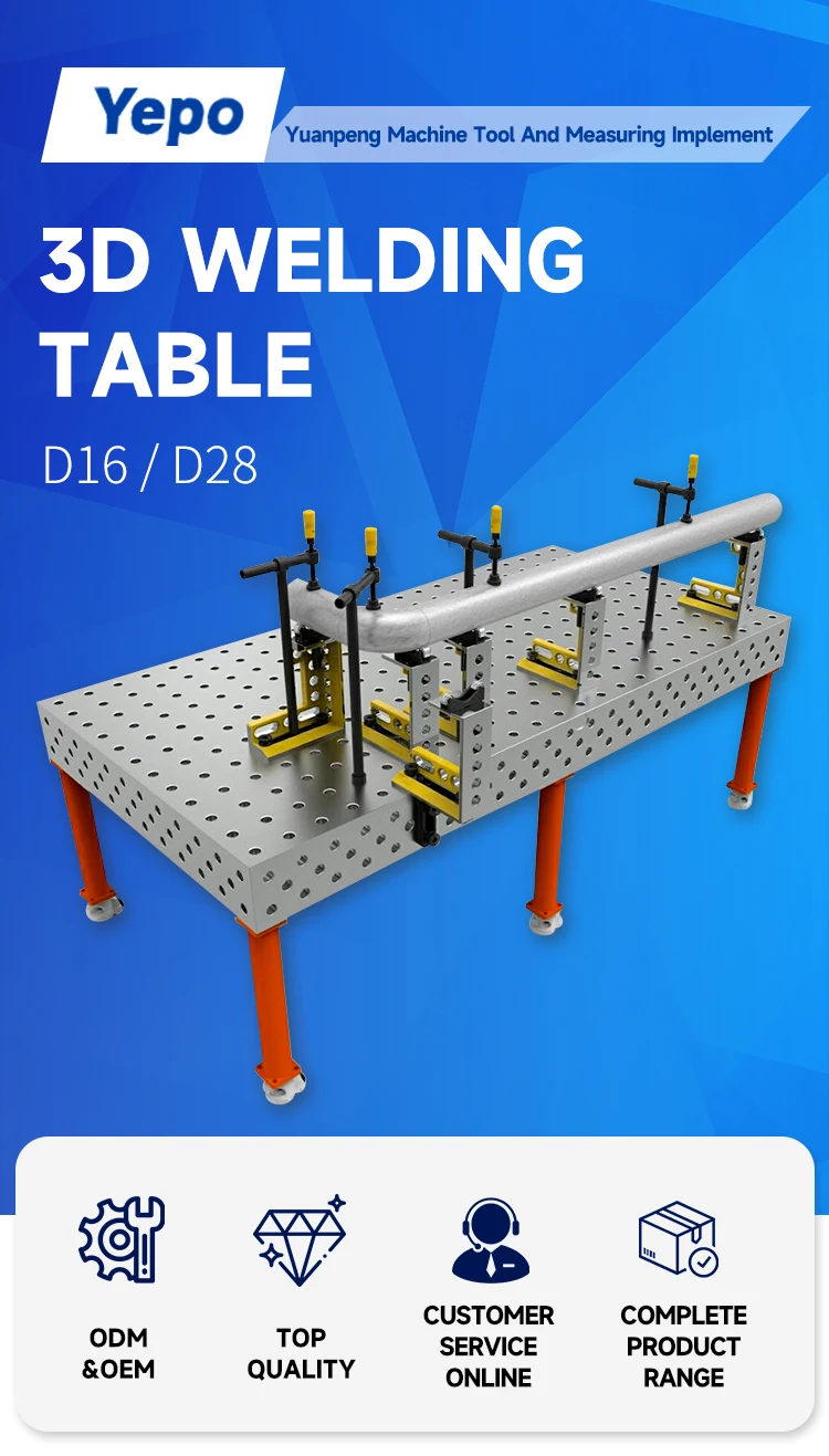China Robot 3d Welding Table New Hot Sale Cast Iron 3D Welding Table ...