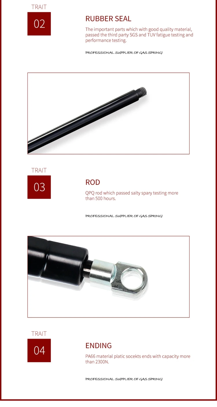 Customized Size Traction Gas Strut - Support for Disabled