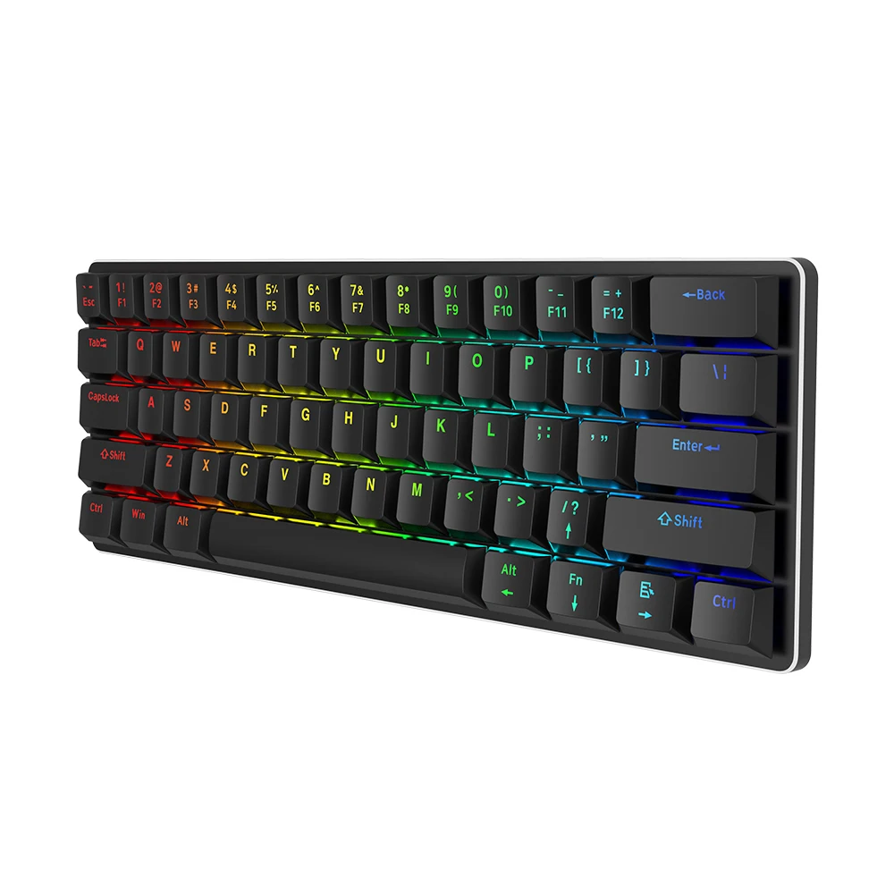 Mini Mechanical Keyboard with RGB Backlit Gaming Features