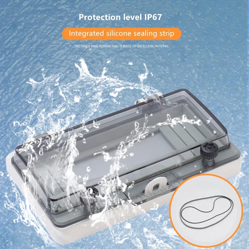 Waterproof Circuit Breaker Enclosure Window 18 Way Ip67 Transparent ...