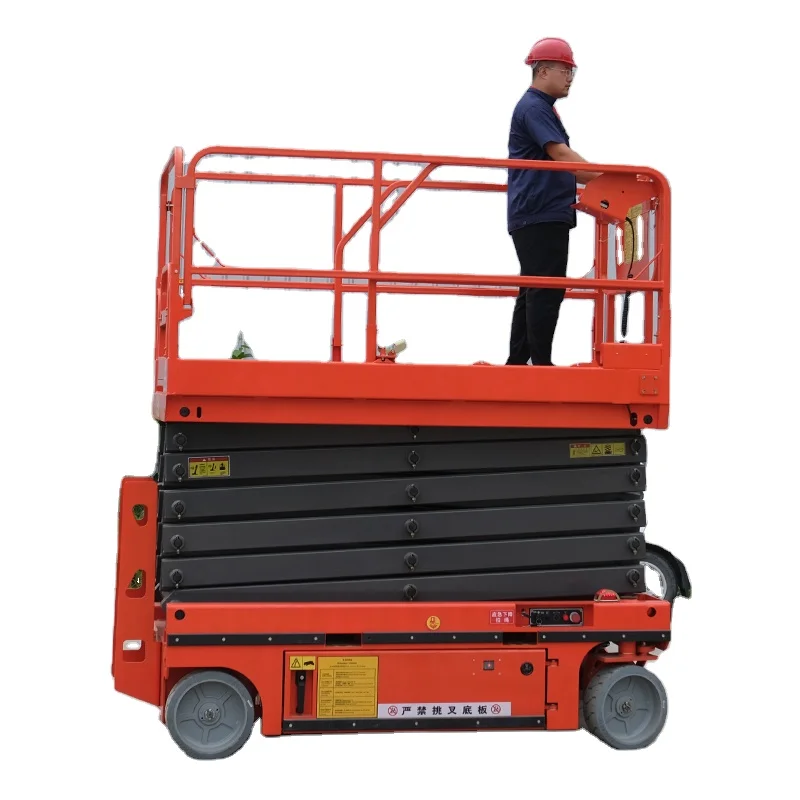 Full Self-propelled Hydraulic Aerial Lifting Machine Self-walking ...