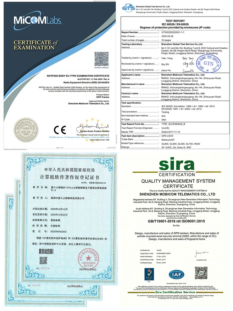 Mobicomiot GL600 RFID Lock - Secure and Track Assets