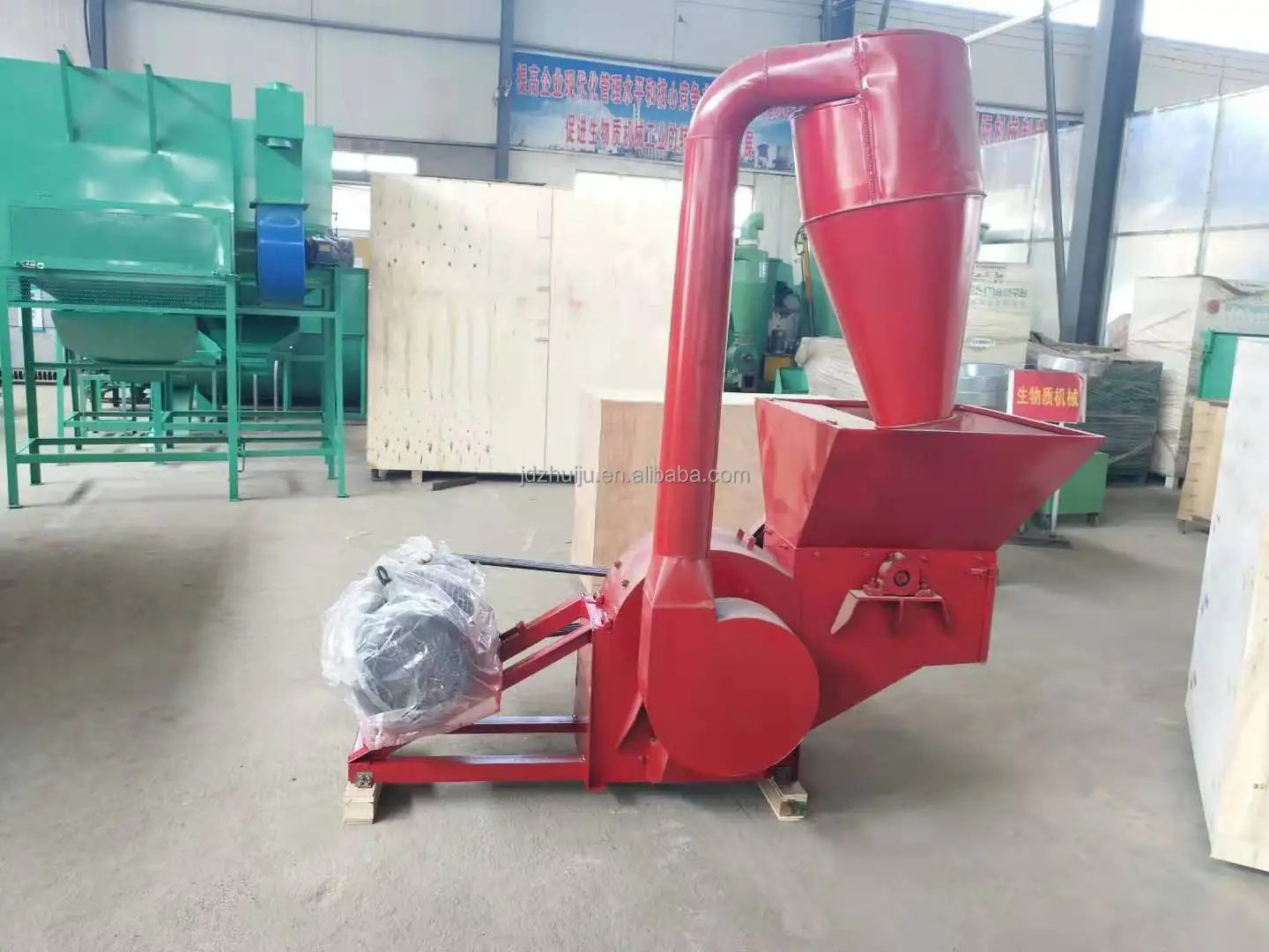 Grass Crusher hay Chopper Straw Crusher Feed Hammer Mill/1 Ton Grain ...