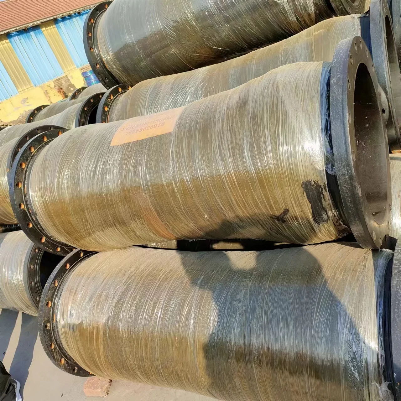 Synthetic Rubber Vessel Connector Floating Hose Pipe Wind and Wave ...