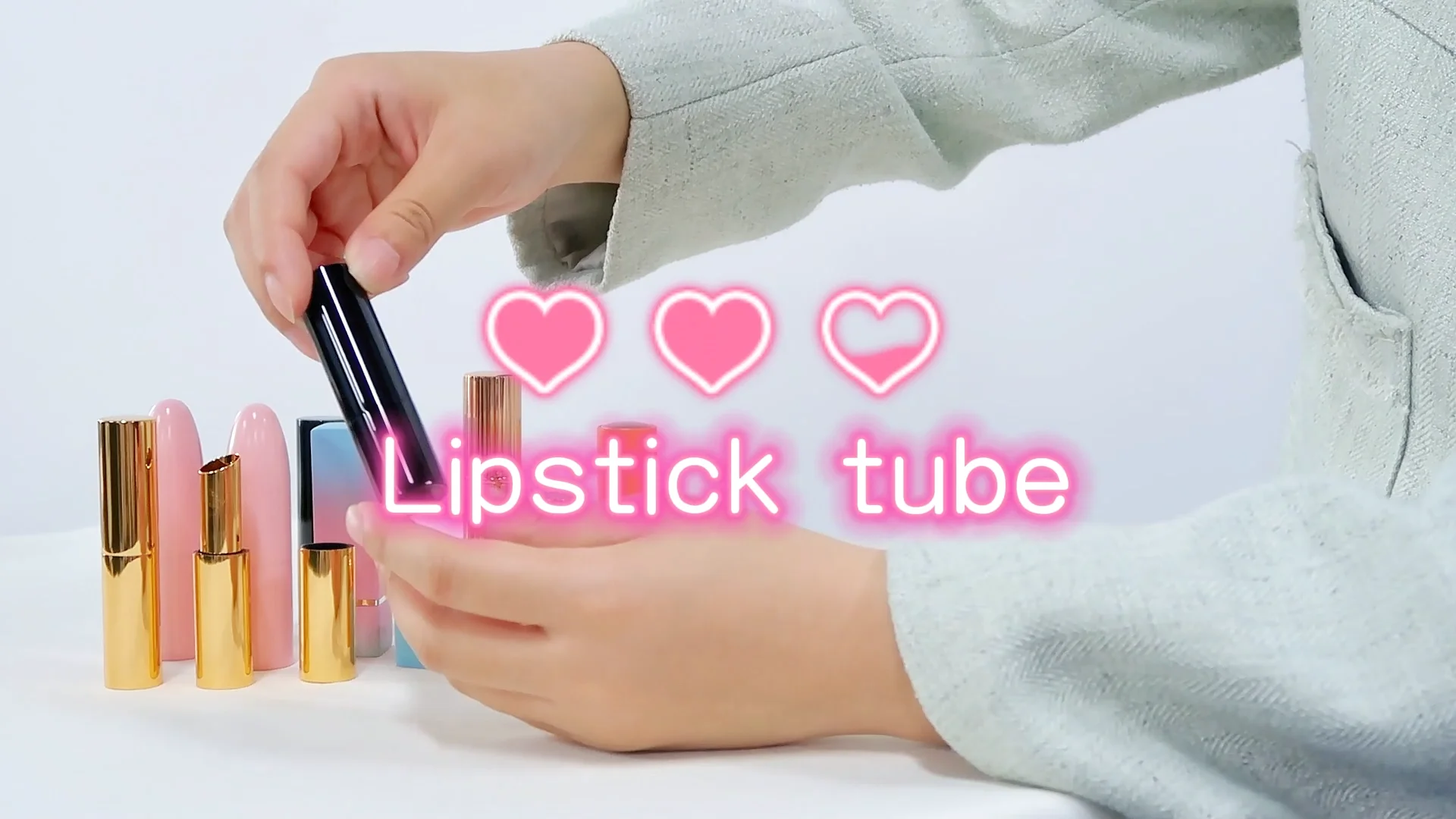 New Design Luxury Lipstick Aluminum Tube Custom Lipstick Metal Tube ...