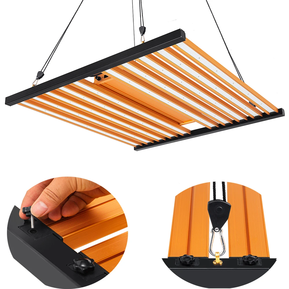 Hydroponic 1000w Grow Light Leds Detachable Led Light Bar Full Spectrum ...