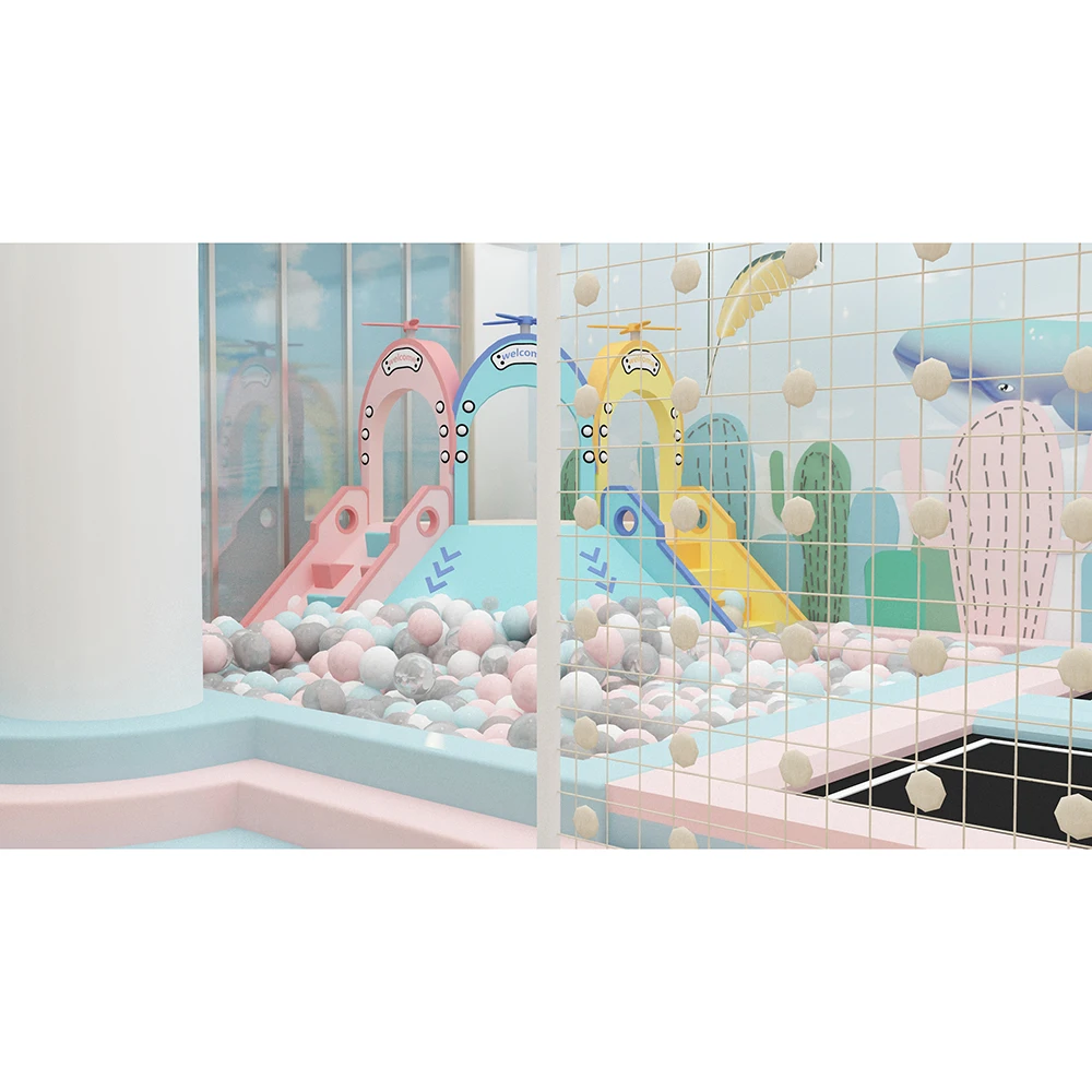 Shopping Hall Playground Indoor Soft Modular Playground Equipment Soft ...