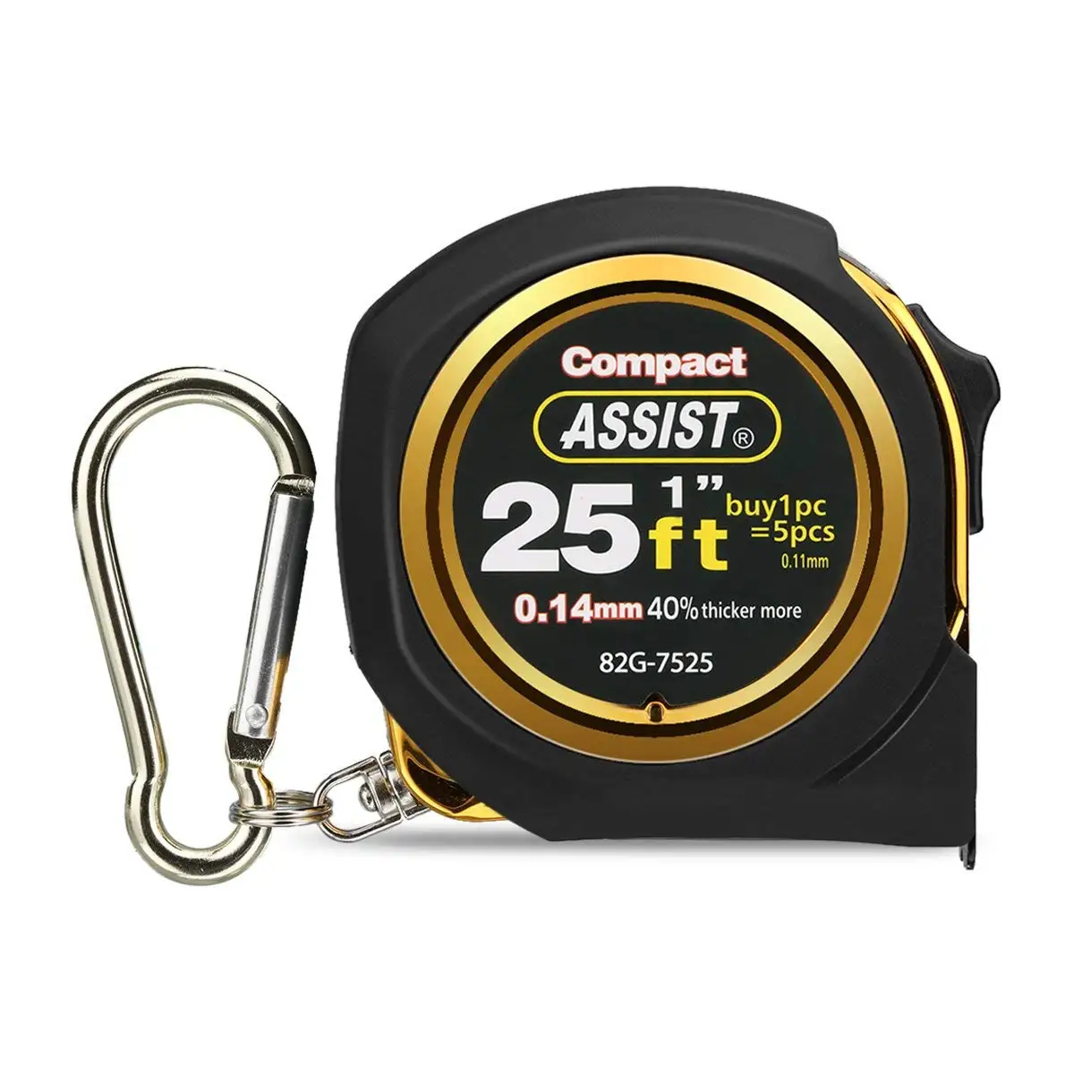 Assist Brand 7.5m Compact Tape Measure - Durable Measuring Tool for ...