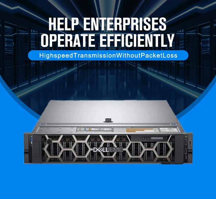 For Dell Emc Poweredge 2u Rack Server Dell R740 4210r 32g*4 2.4t*5 H330 ...