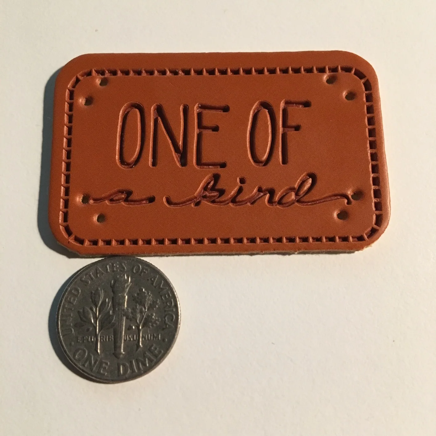 Wholesale High Quality Custom Pu Leather Tag Embossed Logo Custom ...