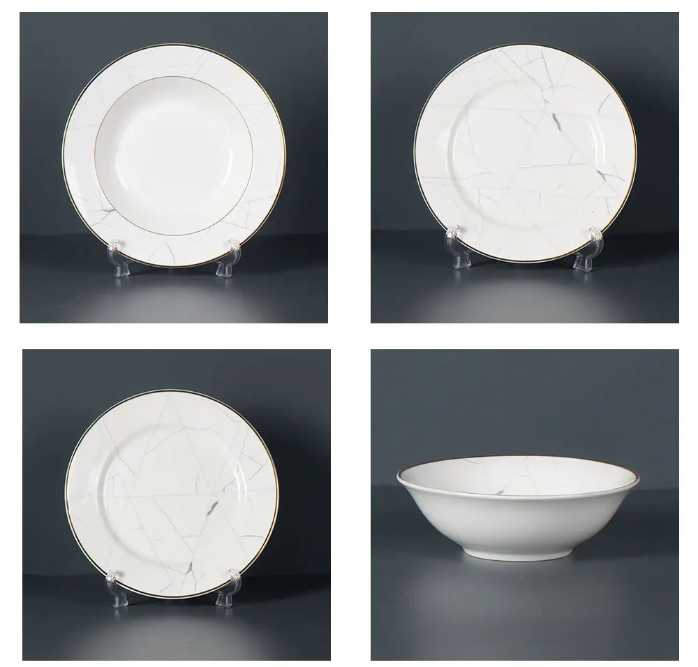 Shanghai Factory Restaurant Porcelain Dinner Set Ceramic Tableware ...