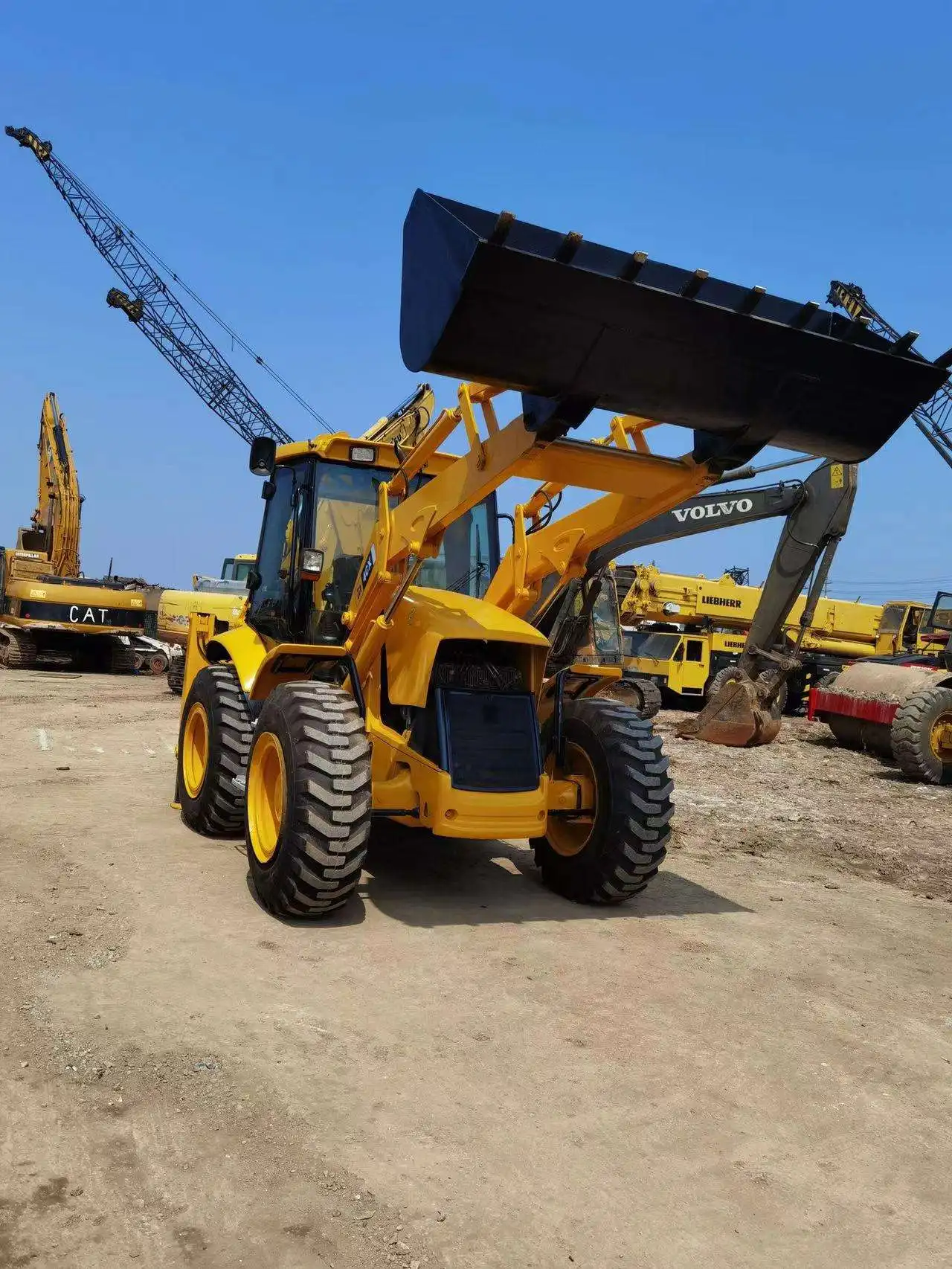 Caterpillar Top-quality Jcb4xc Usedjcb4xc Used Large Wheel Backhoe ...