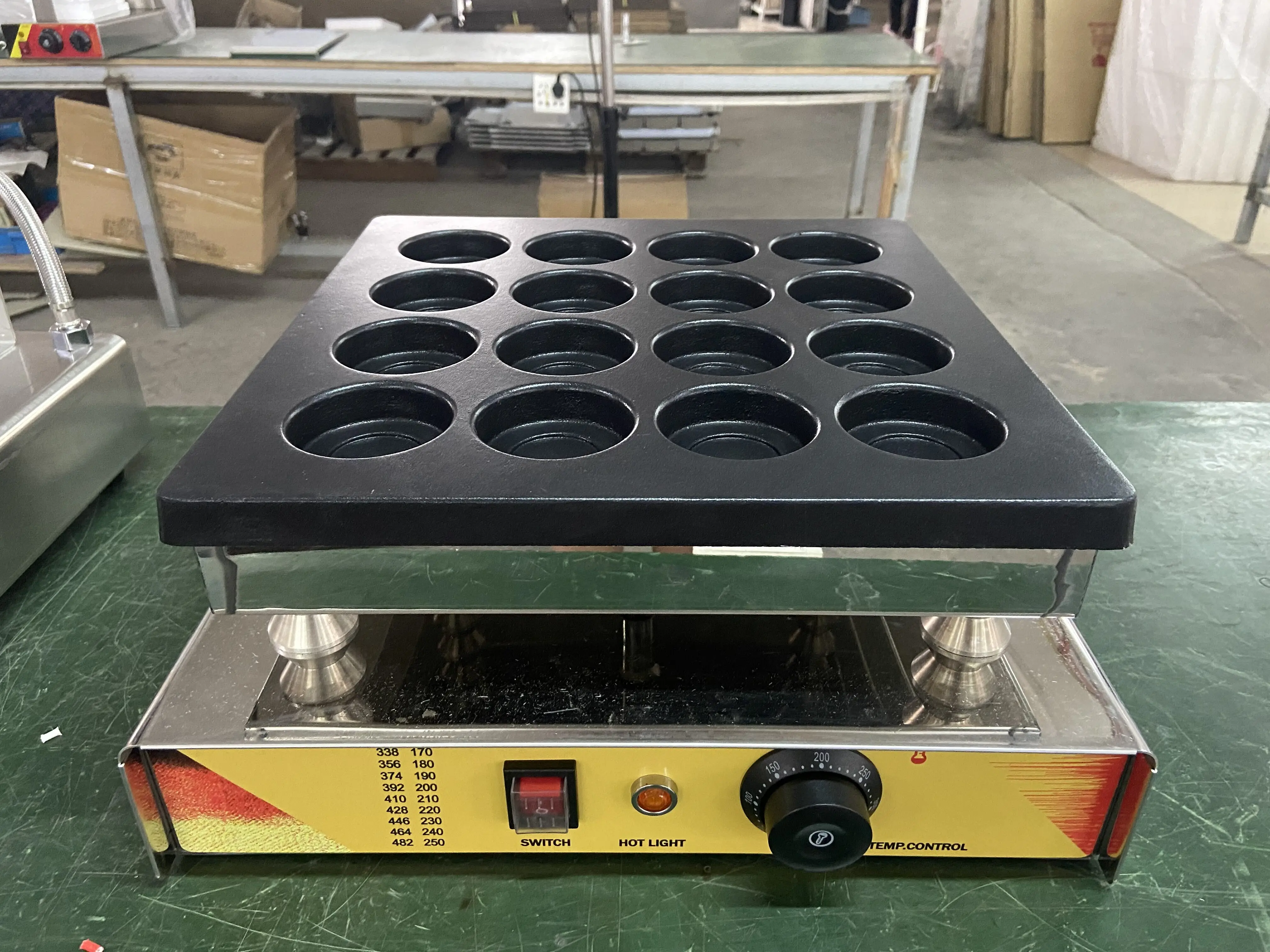 Obanyaki Maker - 16 Holes Red Bean Cake Machine
