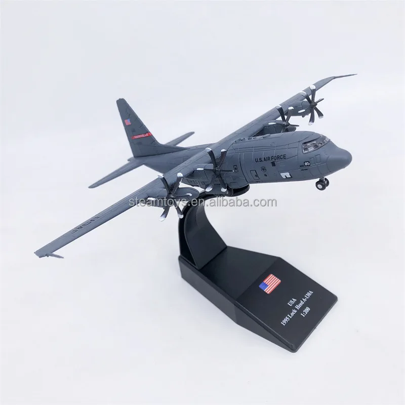 1/200 Scale Model Aircraft Lockheed C-130 Hercules Usa Fighter Jet ...