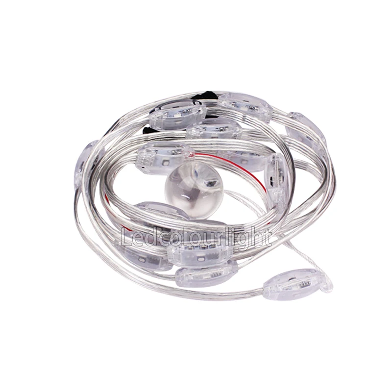 DMX RGB LED Pixel 3D Stage Lighting Square Crystal Light Kinetic Ball ...