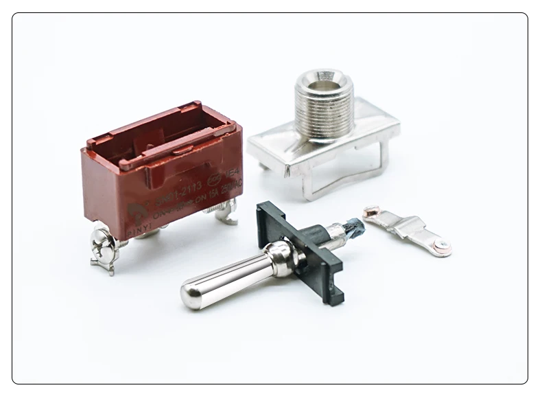 15A 250V Toggle Switch - Durable Brass Rocker with KC Cert