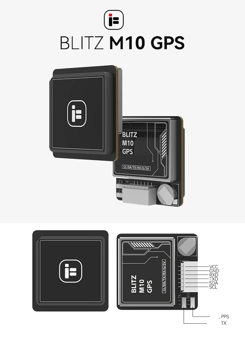 Iflight Blitz M10 Gps Module 4k Camera Diy Remote Control Fpv Drone ...