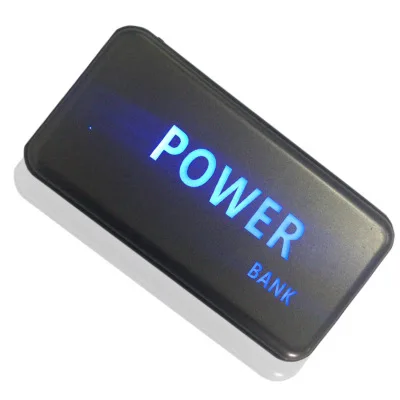 Custom LED Logo Power Bank 5000mah - Fast Charging Portable Battery