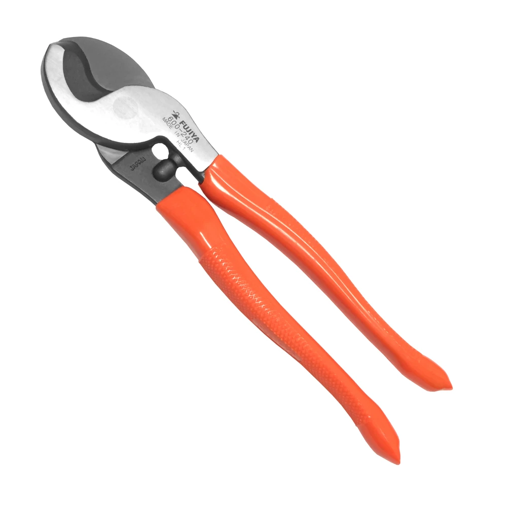 JP P21-001 Fujiya Cable Wire Cutter Tool Smooth Jaw Texture Steel and ...