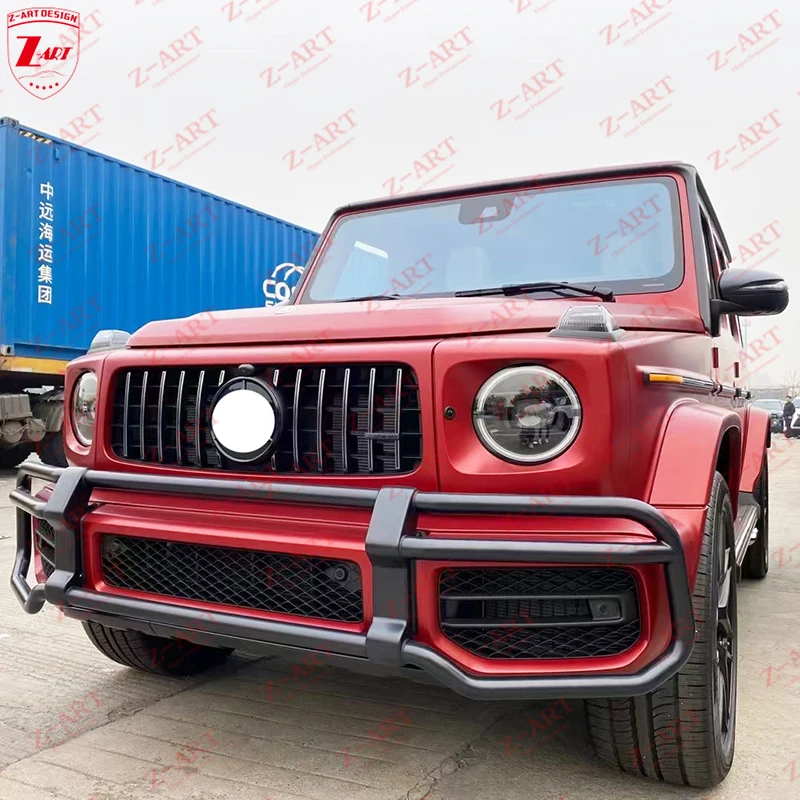 Z-art 2019-2022 W464 G63 Bull Bar For W464 G Wagon Front Bumper Protection For G Class G63 Front ...