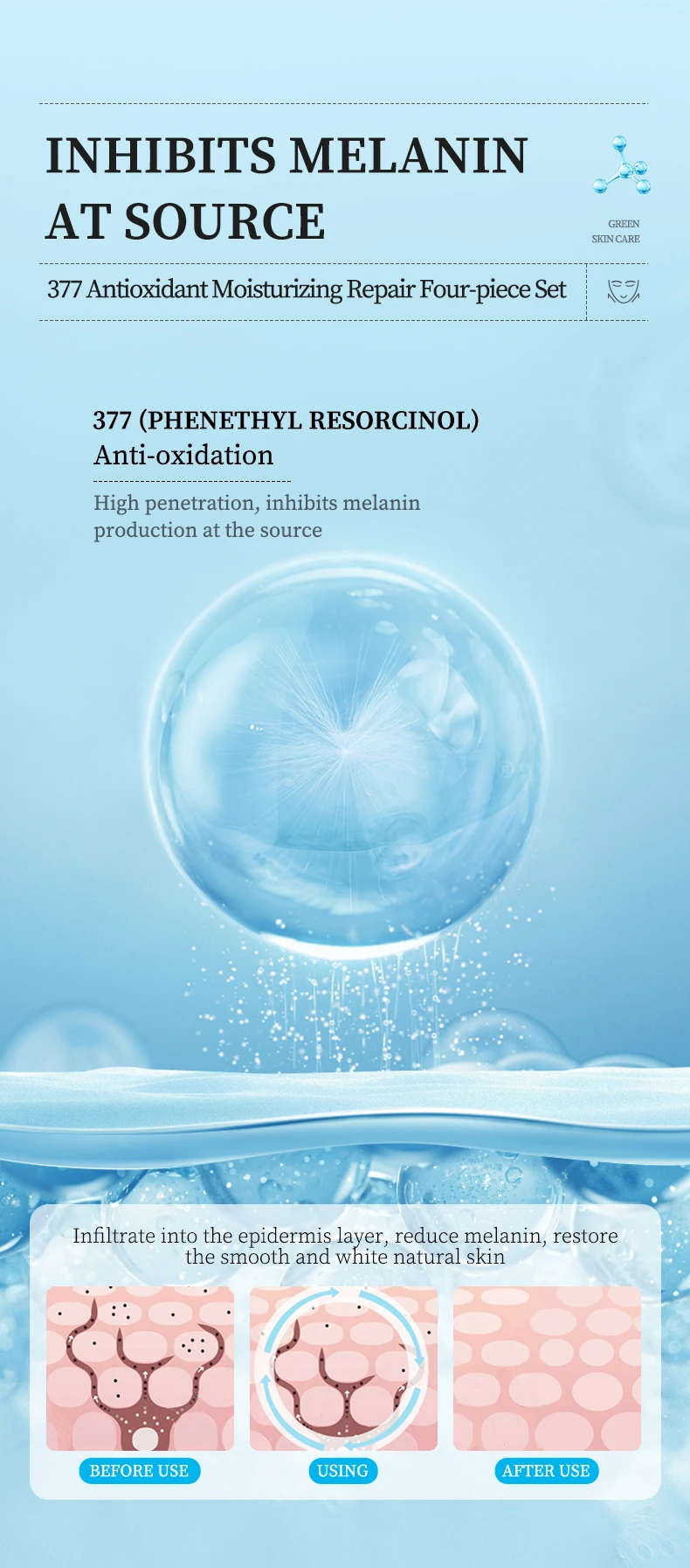 Irev Skincare Set Including 100ml Toner 30ml Face Whitening Serum 50g ...