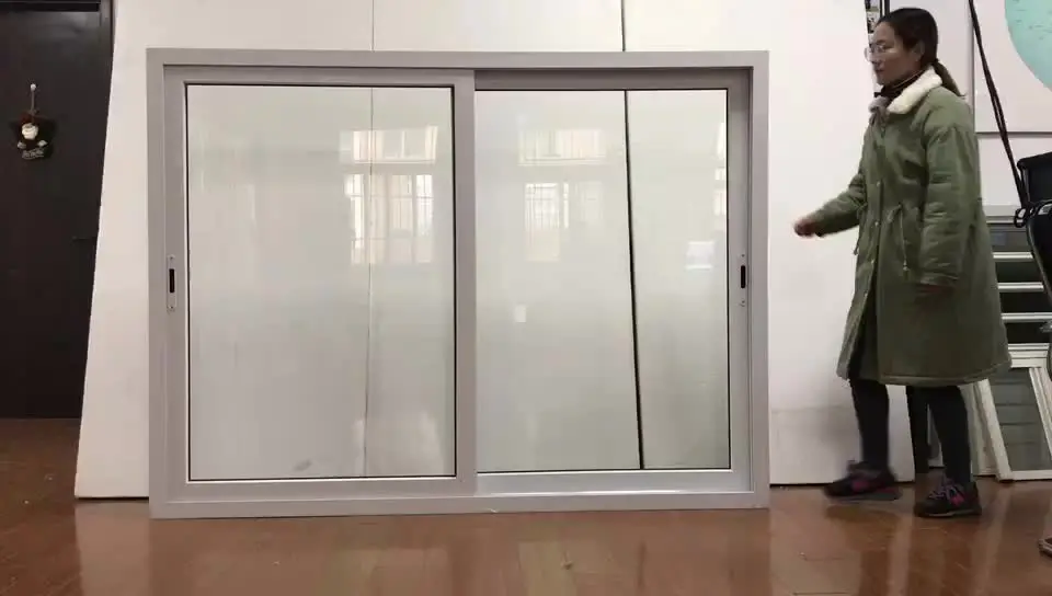 Australian Standards Pvc Profile Frame Sliding Window Double Glazed ...