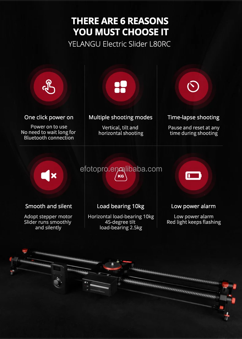 DSLR Camera Track Dolly Slider Video Stabilizer Rail Carbon Fiber ...