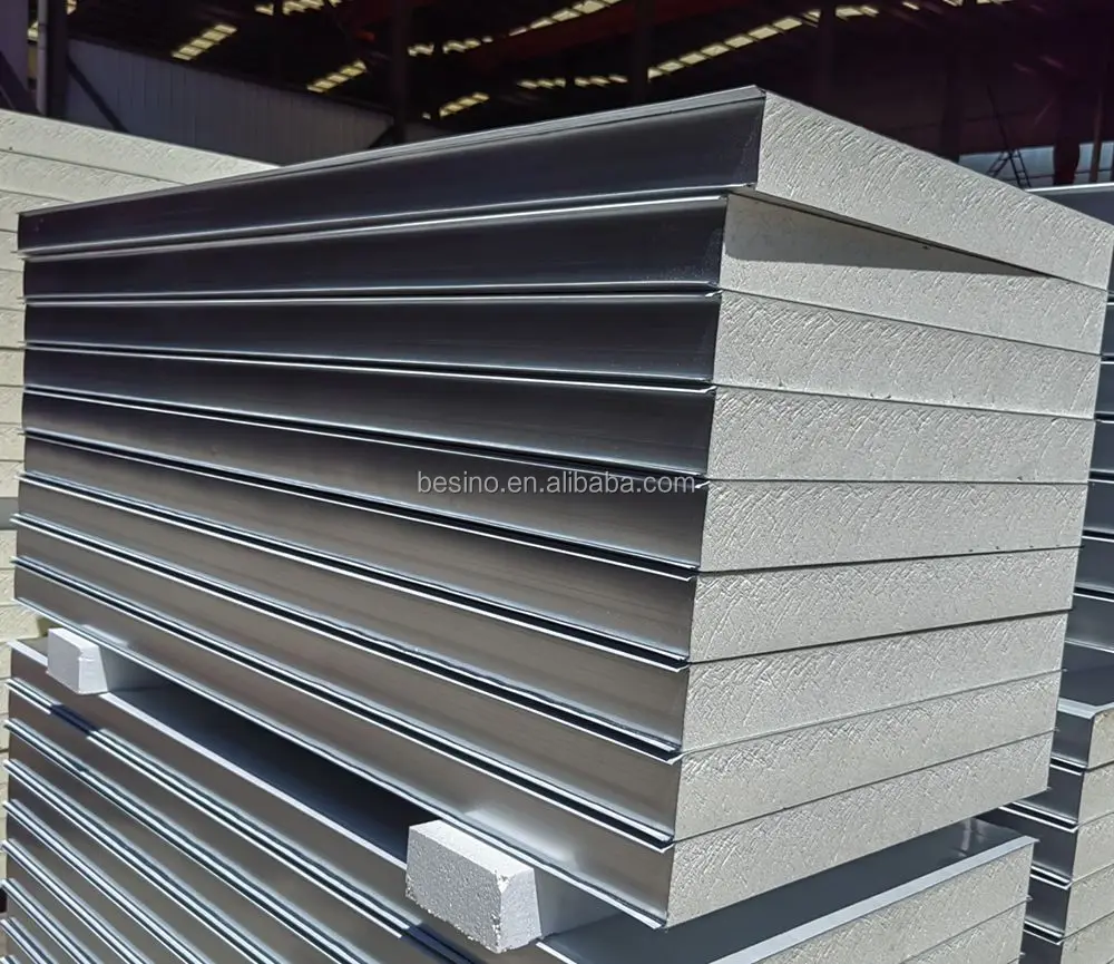 100mm Insulated Metal PIR Wall Pu Roof Panel Poliuretan Polyurethane ...