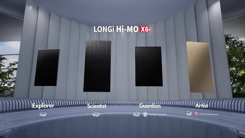High Efficiency Longi Hi-mo 6 Himo X6 Himo 7 Solar Panels 580w Longi Pv ...