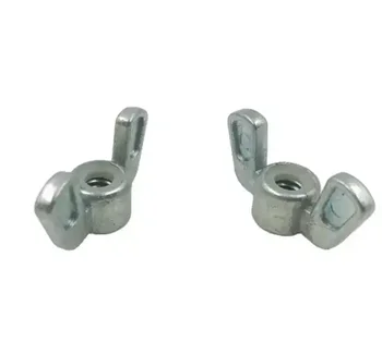 Tobo Stainless Steel Self-locking Wing Nut With Nylon Insert Coated Din ...