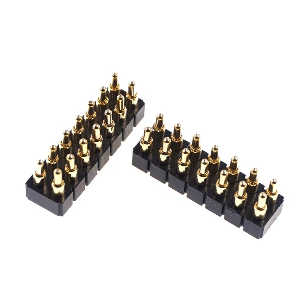 Spring Loaded Pogo Pin Connector 70 Mm Height 254 Mm Pitch