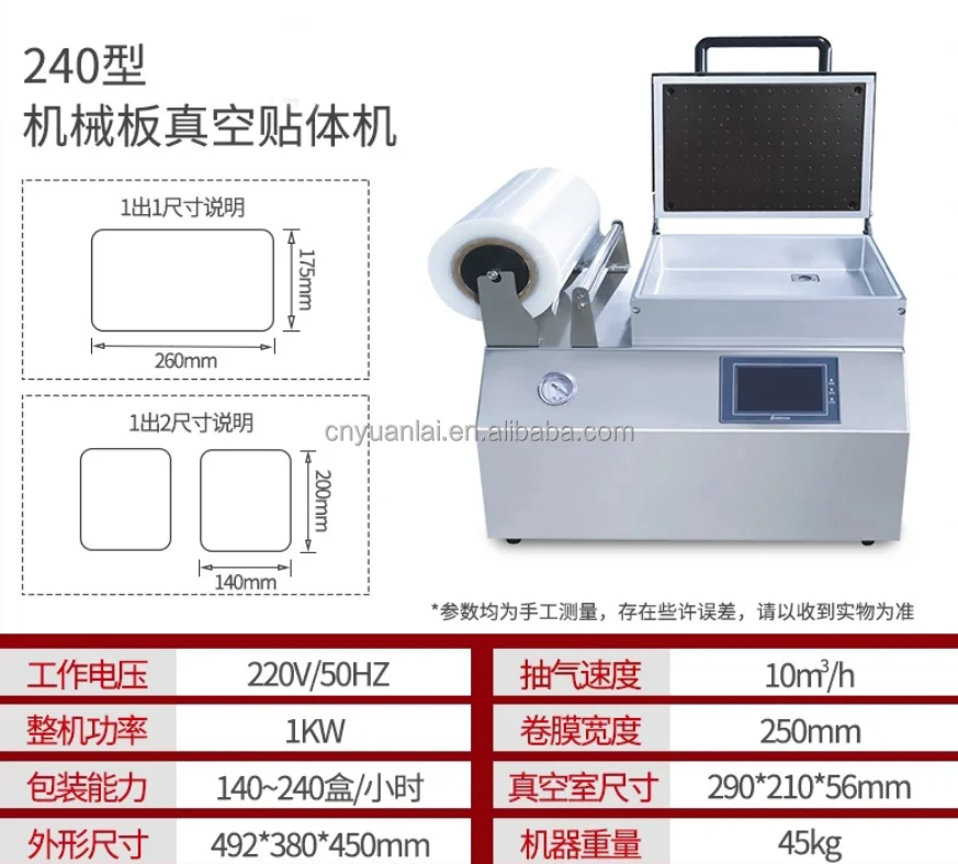 Small Vacuum Skin Packing Machine Skin Vacuum Packing Machine For Meat ...