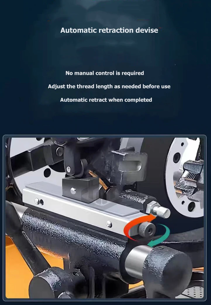 415V 380V 220V 110V Automatic Electric Thread Power Ratchet Pipe ...