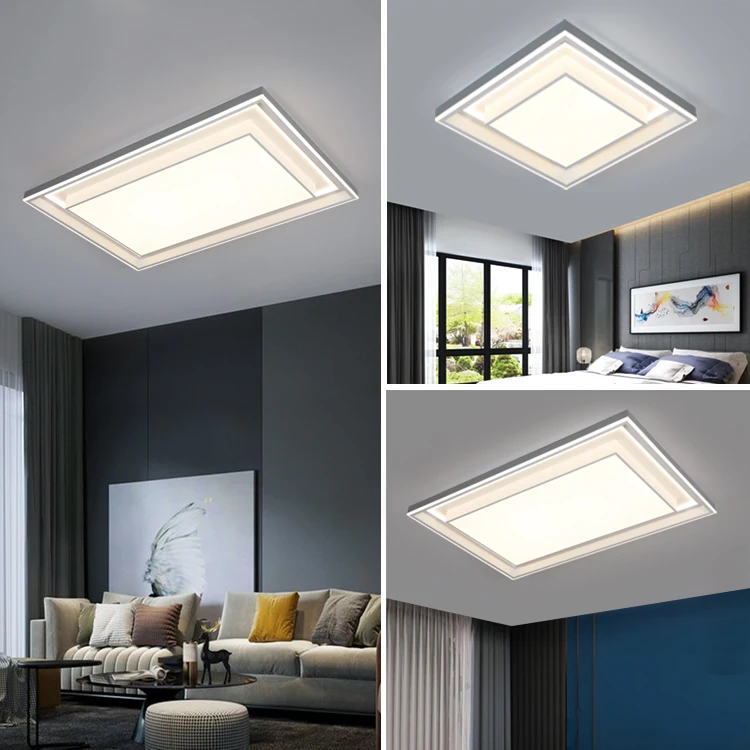 Rectangle Simple Design Square Led Ceiling Light For Living Room Led ...