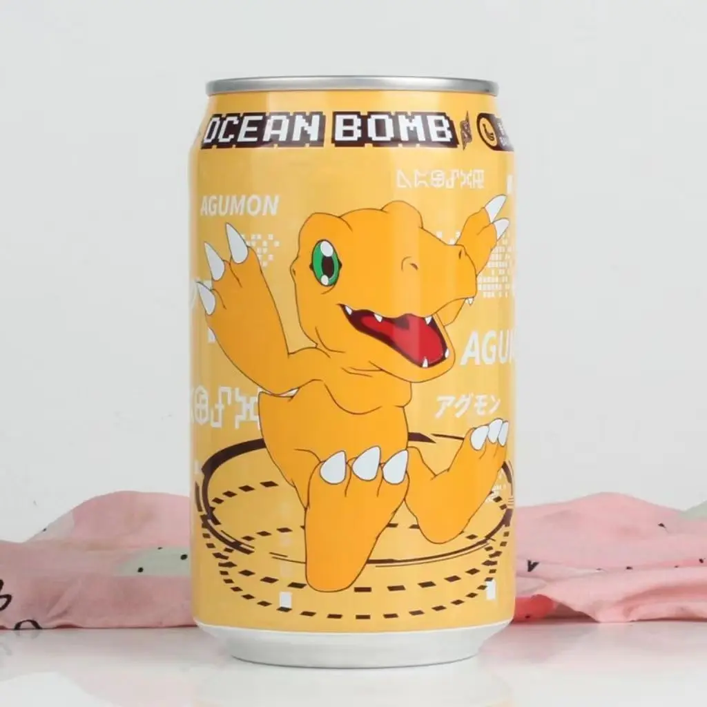 New Ocean Bomb Soft Drinks 330ml - Blueberry Lemon Flavor