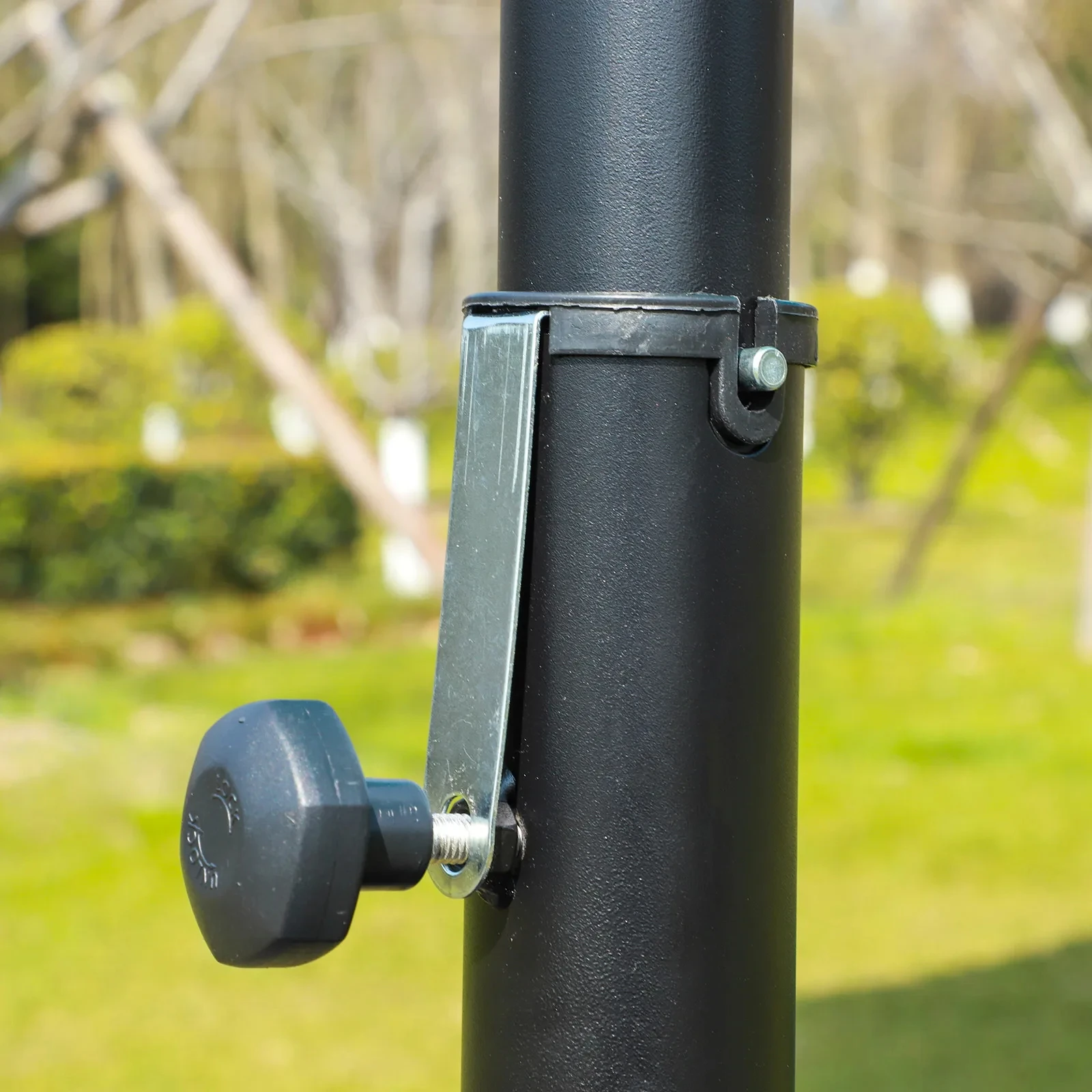 Cantilever Offset Patio Umbrella 10 Feet Hanging Garden Parasol ...