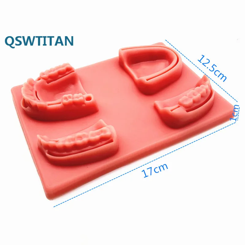 Silicone Human Skin Oral Teeth Gum Suture Training Pad Common Types of ...