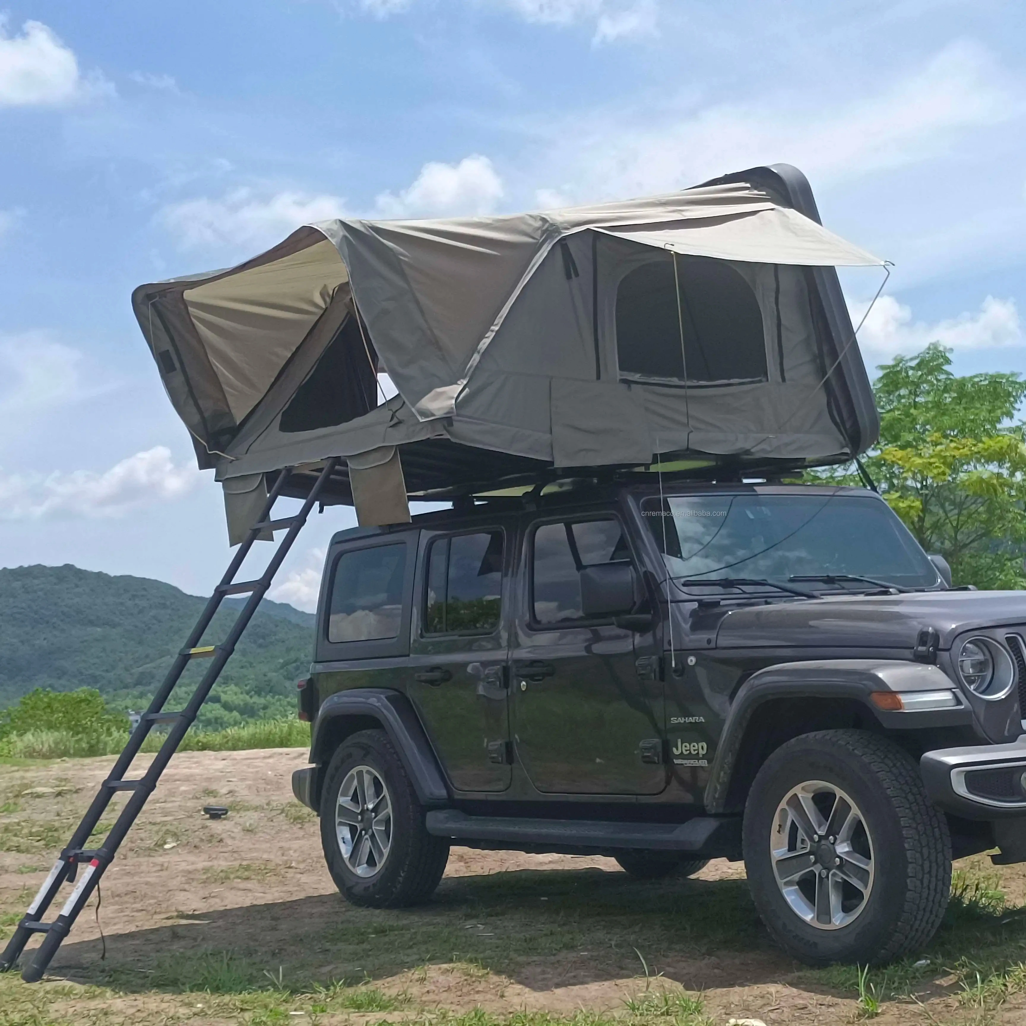 2024 Wholesale High Quality Side Opening Aluminium Rooftop Tent,Heavy ...