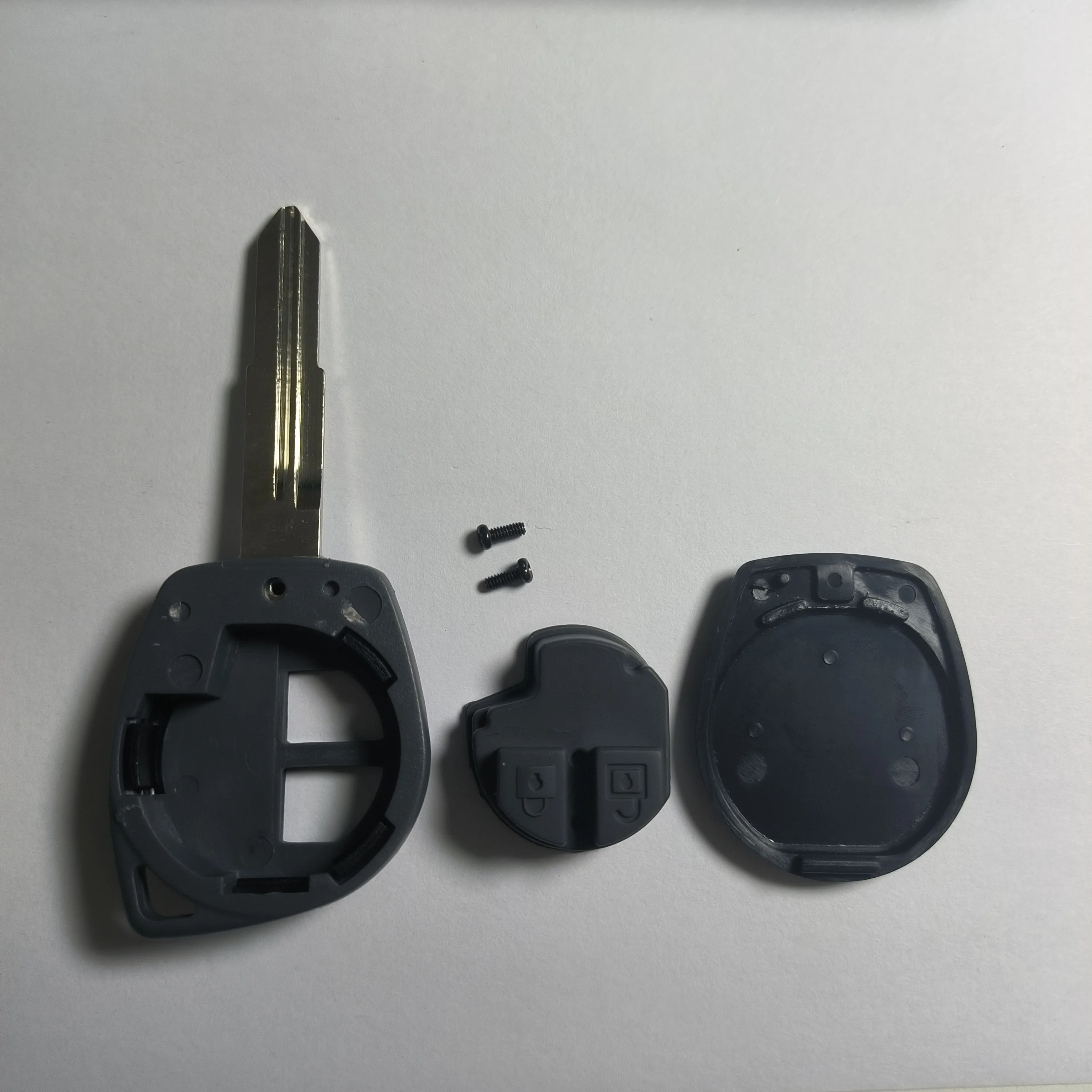 Car Key Shell Vehicle Keys 2 Buttons Remote Cover Replacement With ...