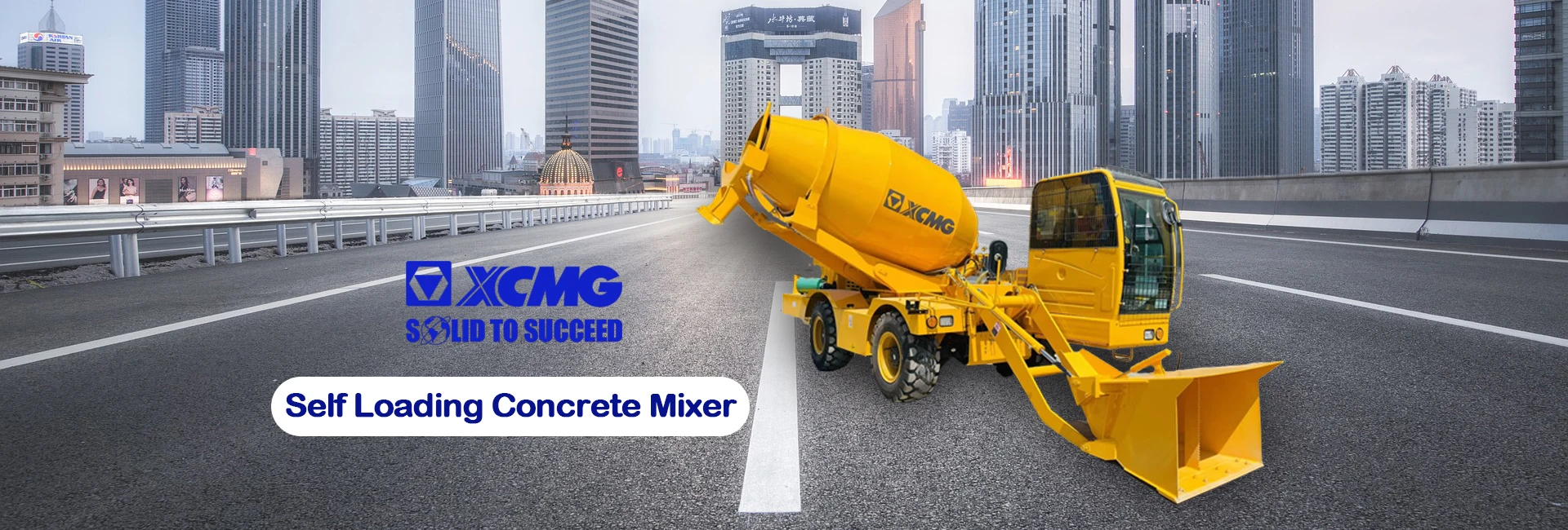 XCMG 4m3 Self Loading Mobile Concrete Mixer - Efficient & Reliable
