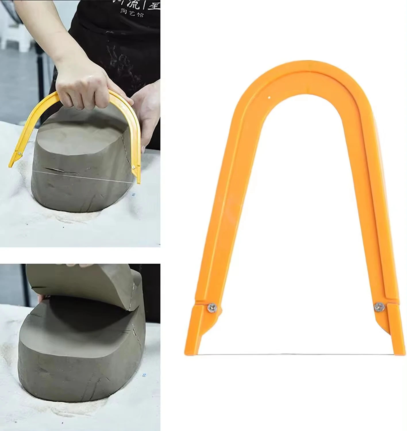 Bview Art Pottery Clay Cutter Cut Off Wire Cutting Tools for Handcrafts ...