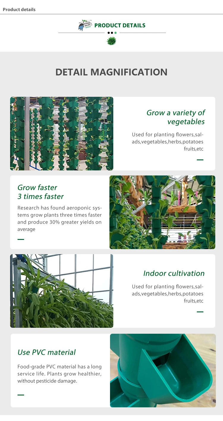 Bamboo Type Hydroponic Equipment - Buy Vertical Hydroponic System ...