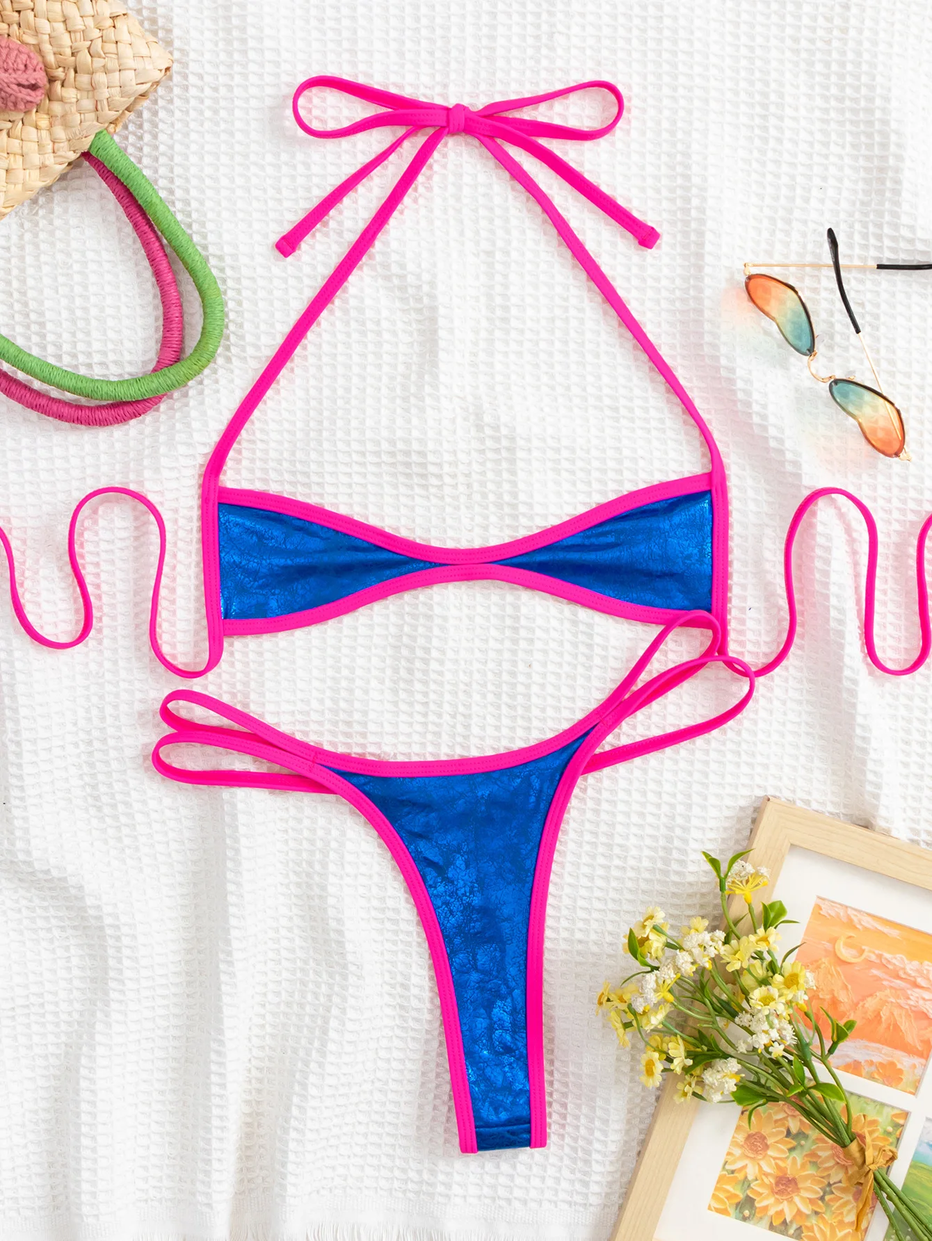 King Mcgreen Star Sexy Bikinis String Swimsuit Women String Bikini Set ...